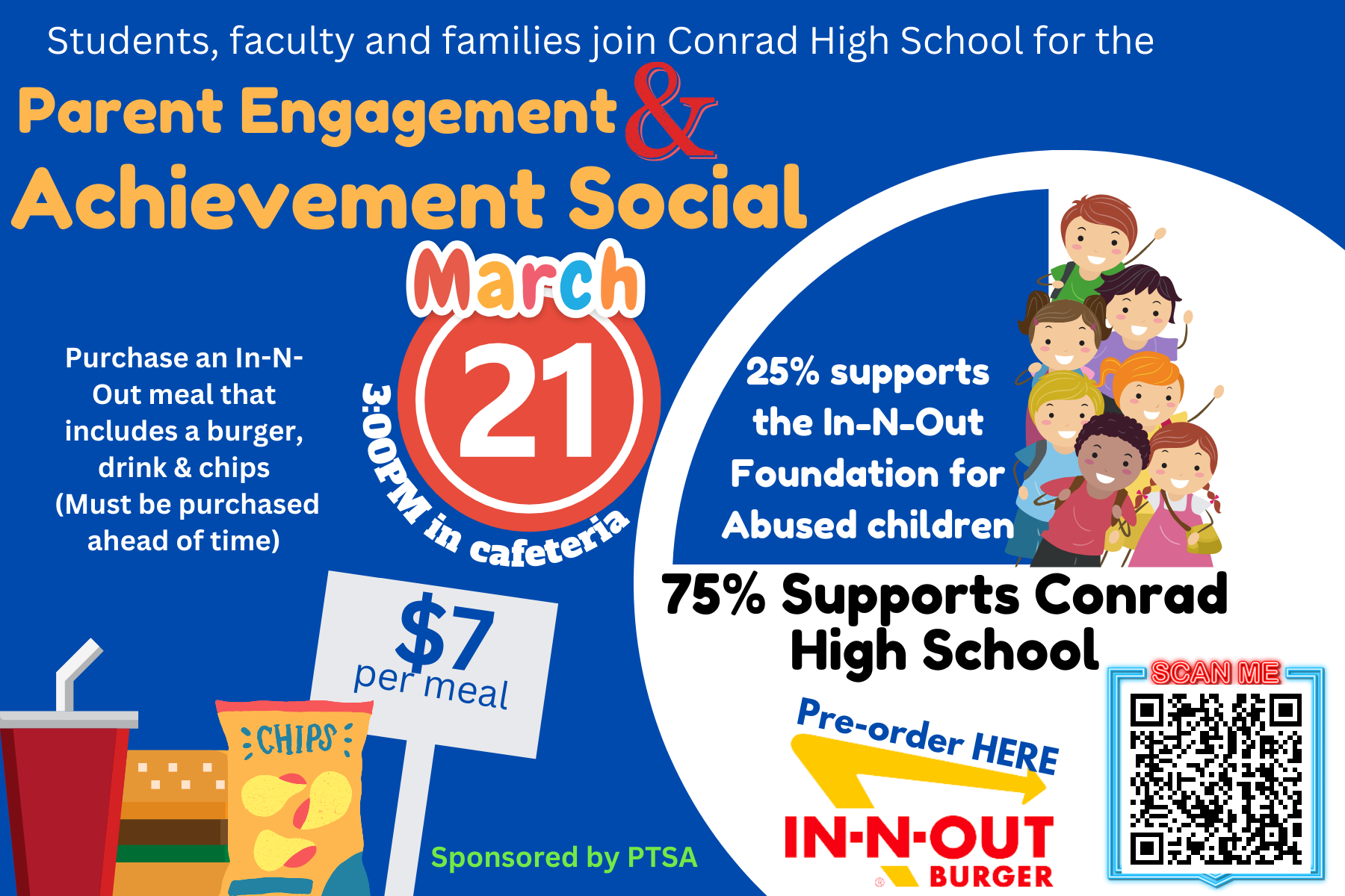 IN-N-OUT Cookout Fundraiser | Conrad High School PTSA
